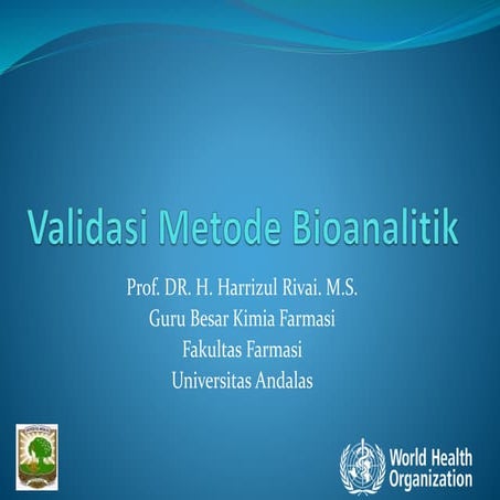 Verifikasi dan Validasi Metode Pemeriksaan Laboratorium Klinik Bagian 1 | PDF