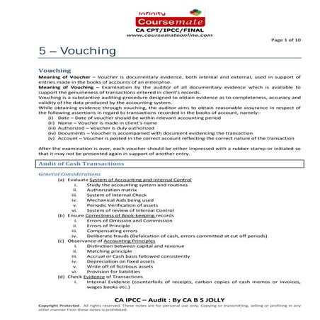 2 vouching sample | PDF