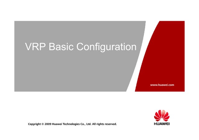 Huawei Router Basic Configuration Command Doc