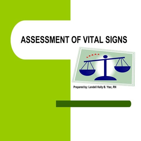 Assessment of Vital Signs | PPT