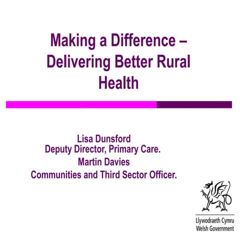 2 welsh government presentation | PPT