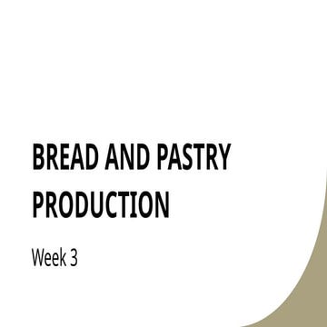 BAKING INGREDIENTS IN PASTRY MAKING-TLE 10 | PDF