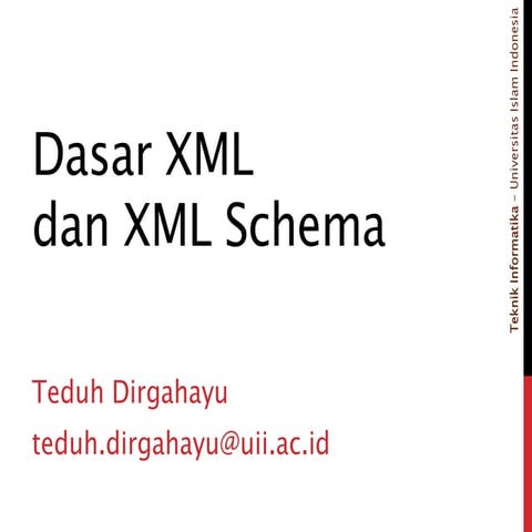 xml dan_xml_schema | PPTX