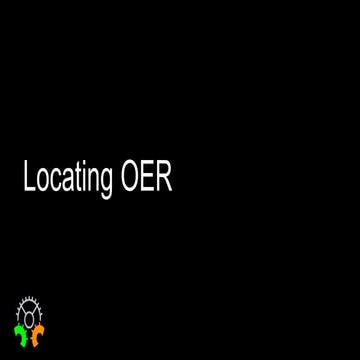 OER Module 3 - Locating OER | PPT