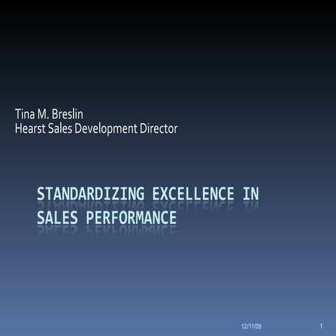 Tina Breslin presentations
