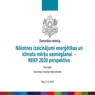 Nākotnes Izaicinājumi Enerģētikas Un Klimata Mērķu Sasniegšanai Nekp
