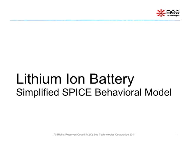 Lithium Ion Battery Simplified Simulink Model using MATLAB | PDF