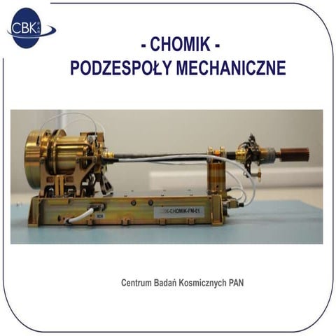 CHOMIK mechanizmy | PPTX