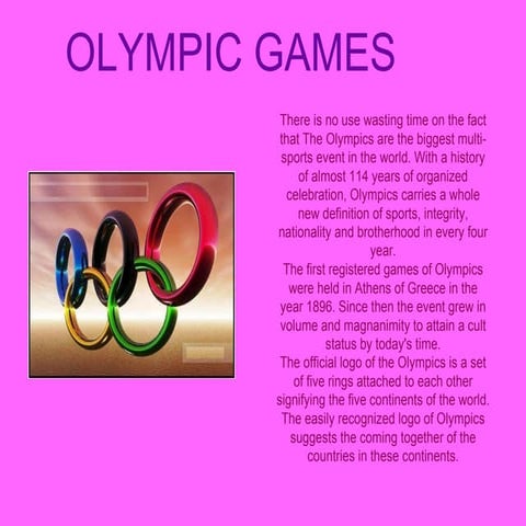 Michael Phelps Info | PPTX