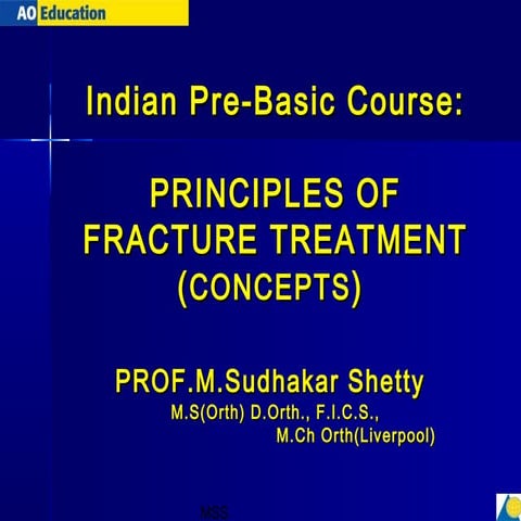 principles of fracture treatment | PPT