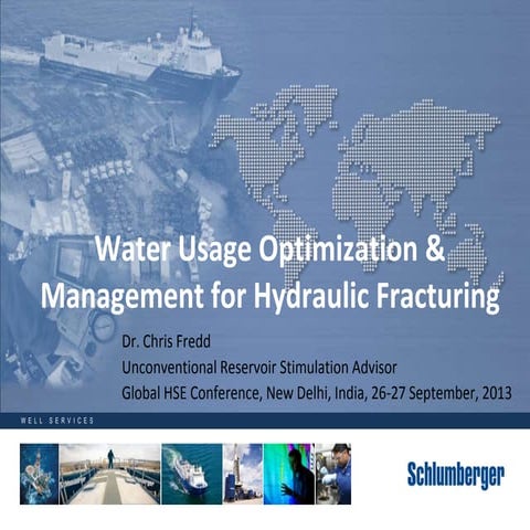 Water Usage Optimization & Management for Hydraulic Fracturing | Dr ...