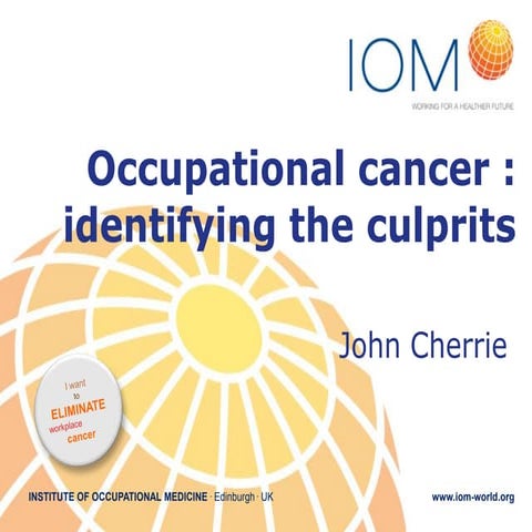 Occupational cancer | PPT