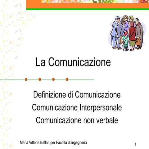 3. slide lezioni comunicazione interpersonale2008 | PPT