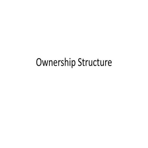 3. ownership structure | PPTX