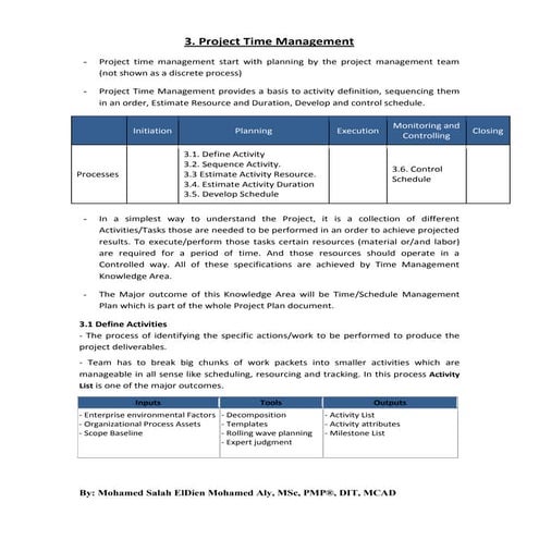3. project time management | PDF