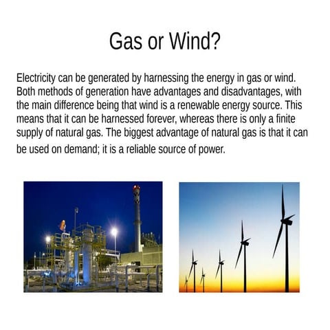 Gas versus Wind as an Energy Source - Stewart | PDF