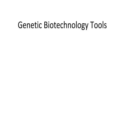 3. biotech tools student (1) | PPT