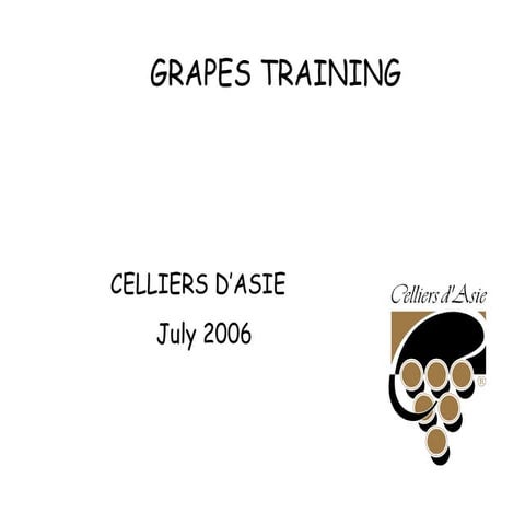 3. grape training | PPT