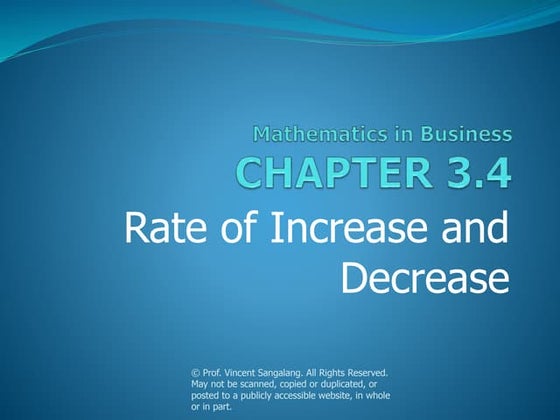 Mathematics 5 - Rate, Base and Percentage | PPT