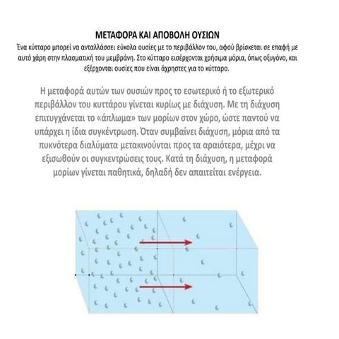 3 .μεταφορα και αποβολη οyσιων | PDF