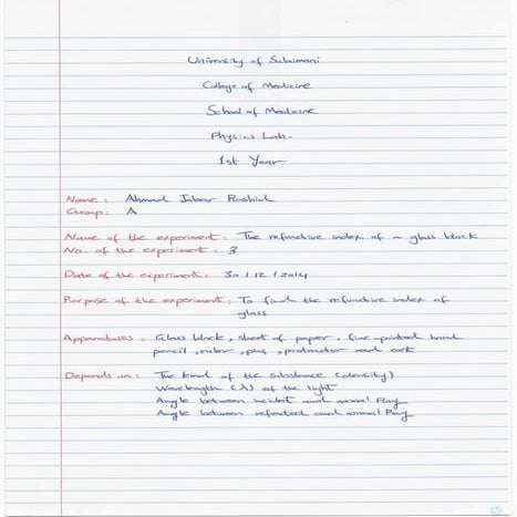 3. The Refractive Index of Glass | PDF