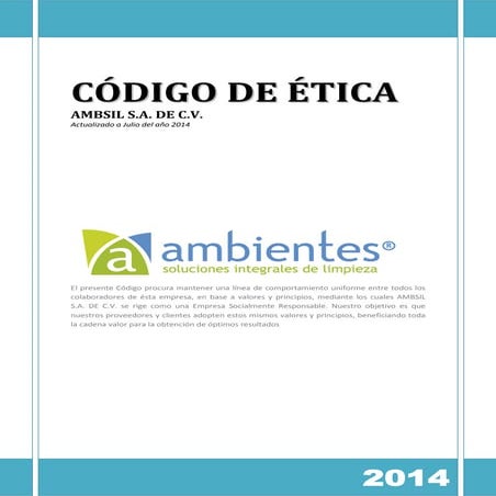 Código de ética de proveedores ach | PDF