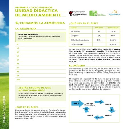 3. unidad didactica atmosfera | PDF