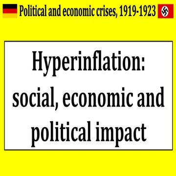 Wemar Germany - impact of hyperinflation | PPTX | Economy | Business ...