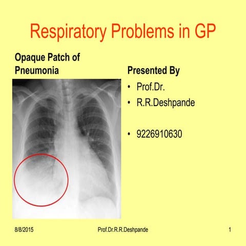 Respiratory system Problems in GP | PDF