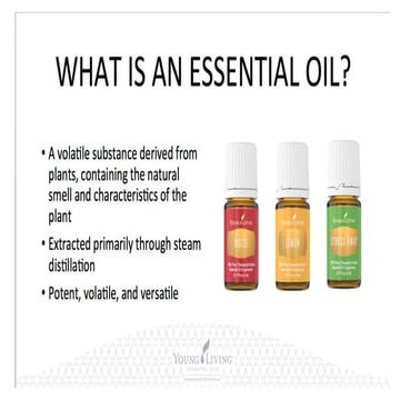 What is an essential oil? | PPTX