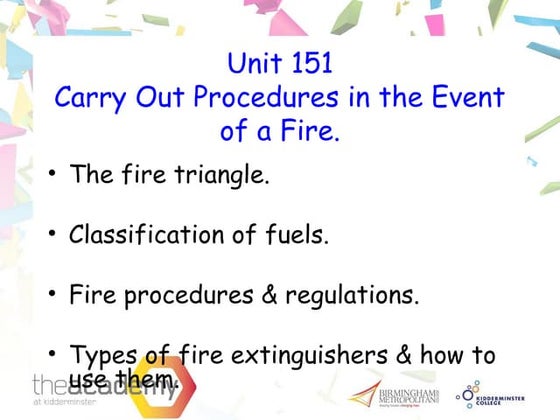 Fire emergency procedure | PPTX | First Aid | Injuries