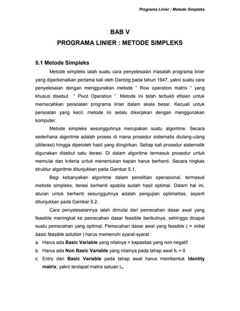 Metode Simplek Minimasi | PDF