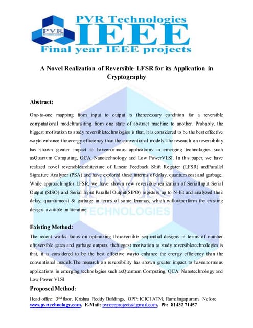 Low power project_presentation | PPT