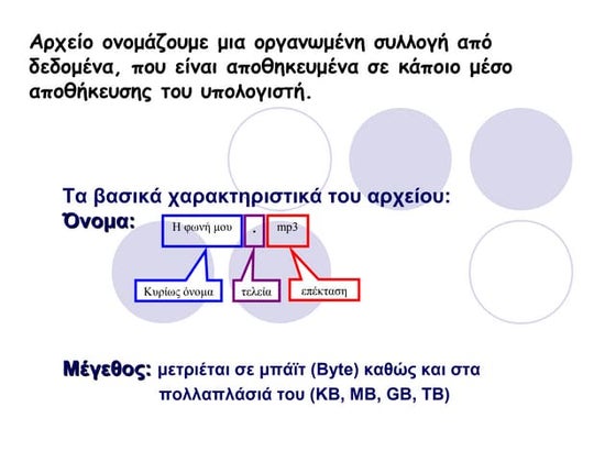 Διαχείριση φακέλων | DOCX
