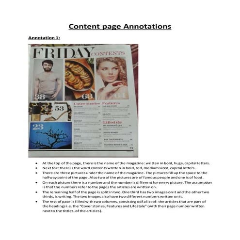 Analysing newspaper front cover and second page | ODP