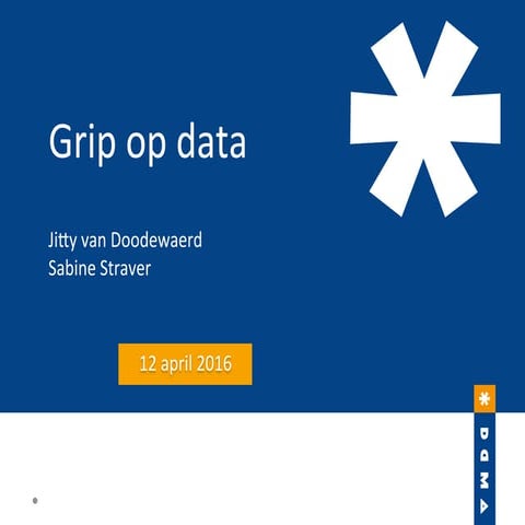 3. Sabine Straver & Jitty van Doodewaerd - Grip op Data | PDF