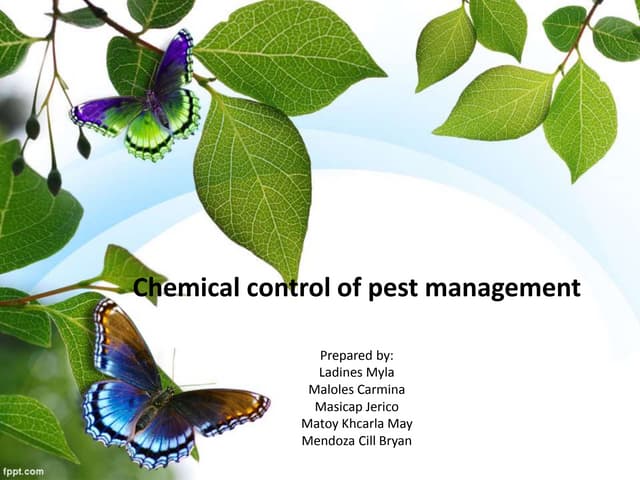 IPM:- Integrated Pest Management | PPTX