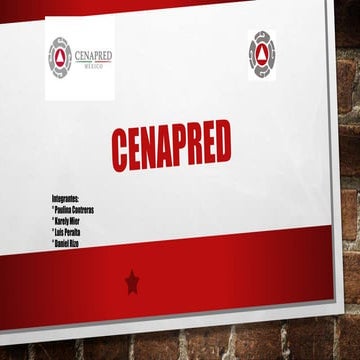 3. CENAPRED | PPTX