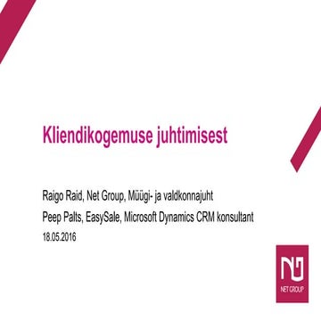 Primend Ärikonverents - Kliendikogemuse juhtimine: Kuidas teenindada ...