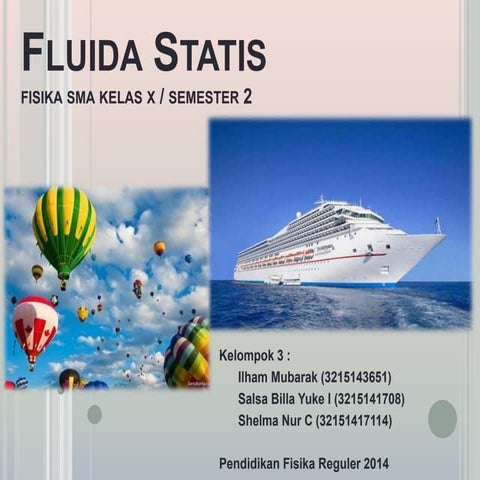 3. b. ppt hyperlink fluida statik | PPTX