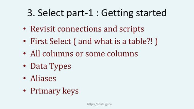 Oracle Sql Select Part 1 Lets Write Some Queries Ppt 1971