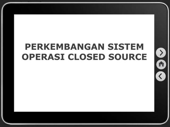 sistem operasi closed source | PDF