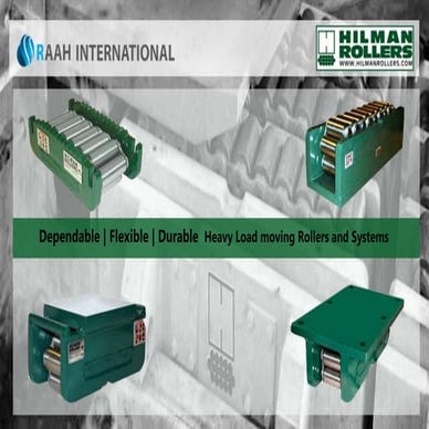 Raah International suppliers for Hilman Rollers | PDF