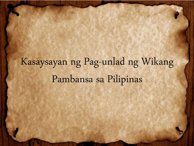 Batas ng Wikang Filipino | PDF