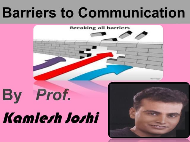 10 Barriers to Effective Communications. | PDF