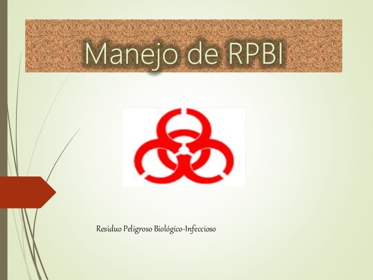 MANEJO DEL RPBI