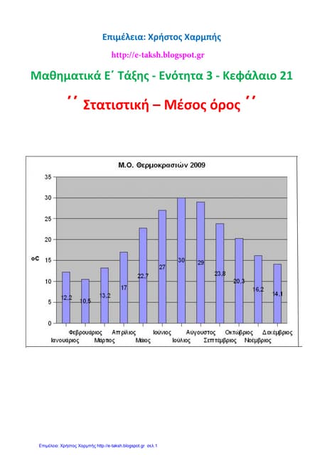 στ τάξη μαθηματικά - 3η ενότητα - πως λύνω προβλήματα με ποσοστά | PDF