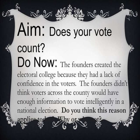 3.electoral college ppt | PPTX