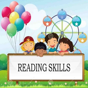 reading skills | PPT