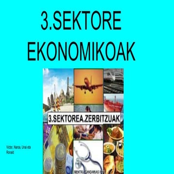 3.sektore ekonomikoa | PPTX